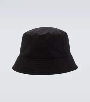 Saint Laurent Logo Bucket Hat - Black