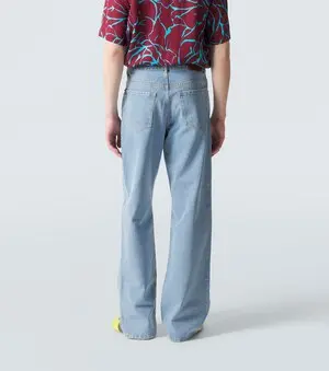 Dries Van Noten Logo Straight Jeans