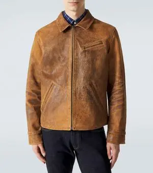 Polo Ralph Lauren Newsboy Leather Jacket
