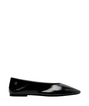 Saint Laurent Sao Leather Ballet Flats - Black