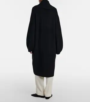 TOTEME Wool-blend Double-breasted Cardigan