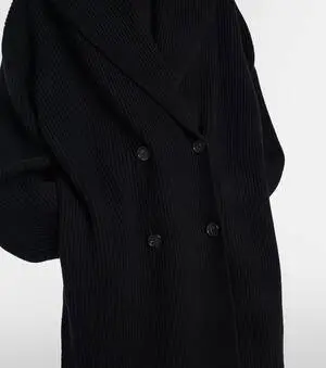 TOTEME Wool-blend Double-breasted Cardigan