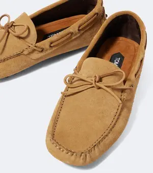 TOM FORD Suede Driving Shoes - Beige