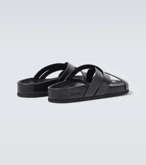 TOM FORD Leather Slides