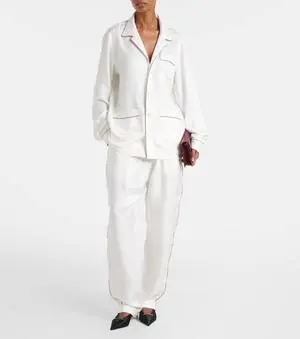 TOM FORD Silk Twill Pajama Shirt