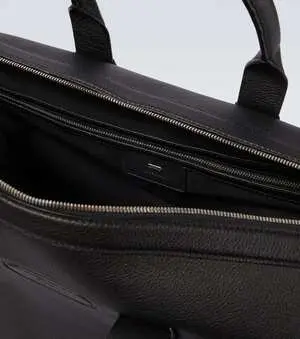 Brioni Leather Duffle Bag