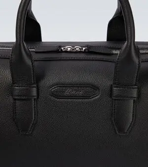 Brioni Leather Duffle Bag