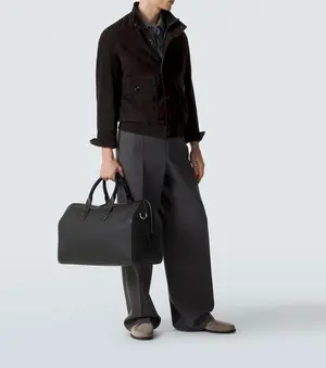 Brioni Leather Duffle Bag