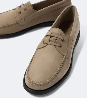 Brioni Leather Derby Shoes - Grey