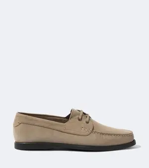 Brioni Leather Derby Shoes - Grey
