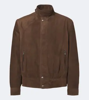 Brunello Cucinelli Suede Jacket - Brown