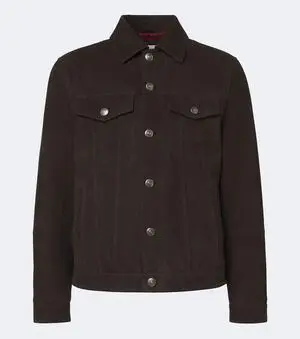 Brunello Cucinelli Suede Jacket - Brown