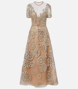 Elie Saab Sequin Embellished Gown