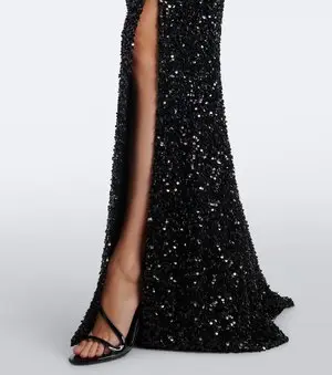 Elie Saab Sequin Embellished Gown