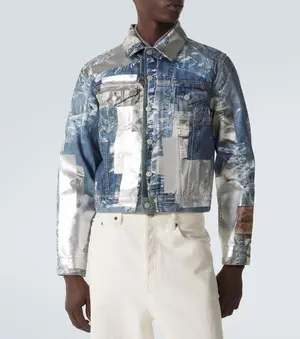 Acne Studios Printed Denim Jacket