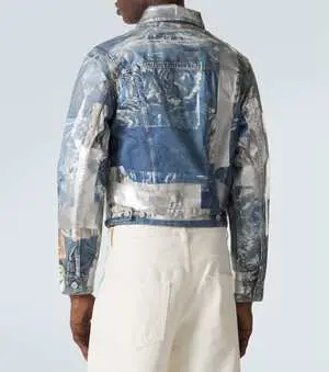 Acne Studios Printed Denim Jacket