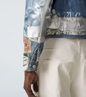 Acne Studios Printed Denim Jacket