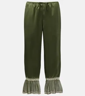 Saint Laurent Elasticated Pants For Women