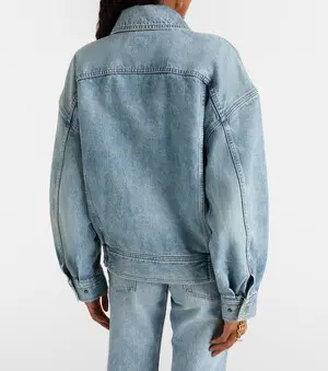 Saint Laurent Denim Blouson Jacket - Blue