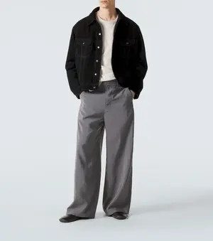 LEMAIRE Silk-blend Barrel-leg Trousers