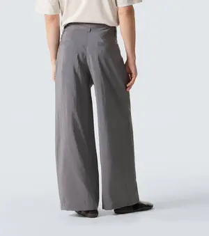 LEMAIRE Silk-blend Barrel-leg Trousers