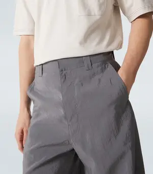 LEMAIRE Silk-blend Barrel-leg Trousers