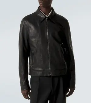 Dolce & Gabbana Leather Blouson Jacket