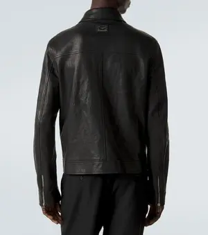 Dolce & Gabbana Leather Blouson Jacket