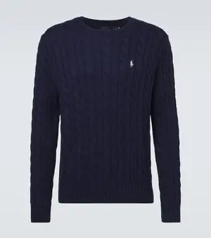 Polo Ralph Lauren Cable-knit Cotton Sweater - Blue