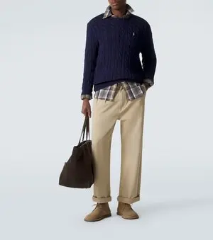 Polo Ralph Lauren Cable-knit Cotton Sweater - Blue