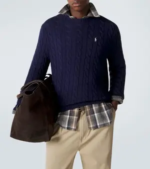 Polo Ralph Lauren Cable-knit Cotton Sweater - Blue