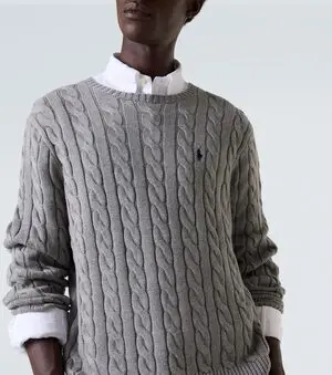 Polo Ralph Lauren Cable Knit Sweater - Grey