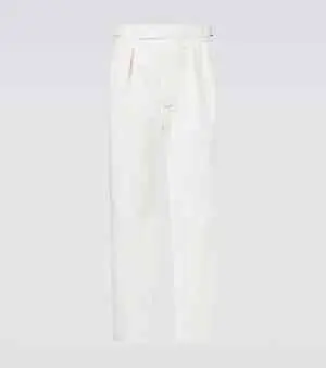 Polo Ralph Lauren Cotton Twill Tapered Trousers - White