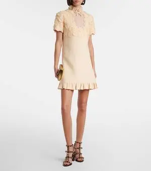 Valentino Garavani Embellished Leather Sandals - Brown