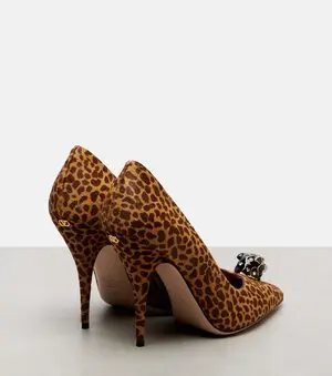 Valentino Garavani Leopard-print Calf Hair Pumps