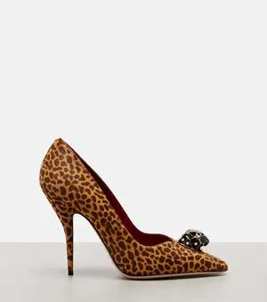 Valentino Garavani Leopard-print Calf Hair Pumps