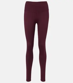 Women's Burgundy Leggings