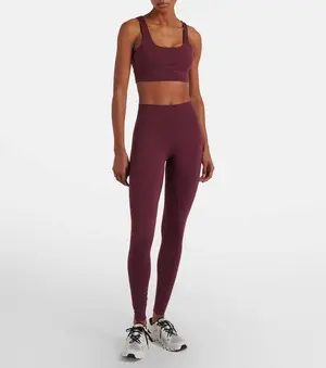 Varley High-rise Leggings - Burgundy