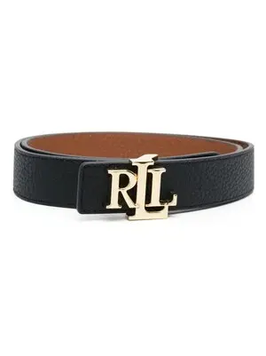 Ralph Lauren Leather 30" Belt - Black