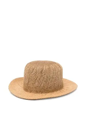 Emporio Armani Wide Brim Hat - Brown