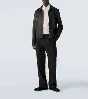 Dolce & Gabbana Leather Blouson Jacket