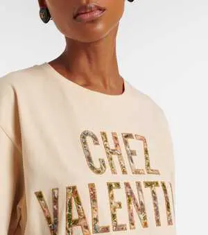 Valentino Garavani Chez Cotton Jersey T-shirt