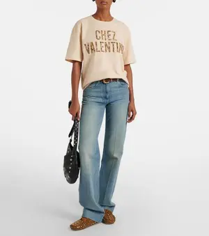 Valentino Garavani Chez Cotton Jersey T-shirt
