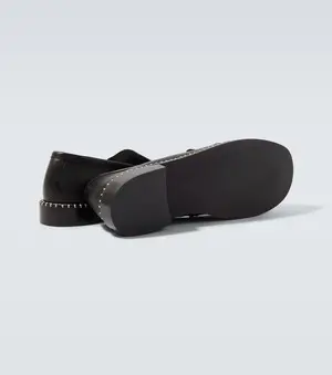 Dries Van Noten Leather Loafers With Round Toe