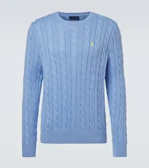 Polo Ralph Lauren Cable-knit Cotton Sweater - Blue