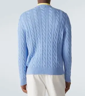 Polo Ralph Lauren Cable-knit Cotton Sweater - Blue