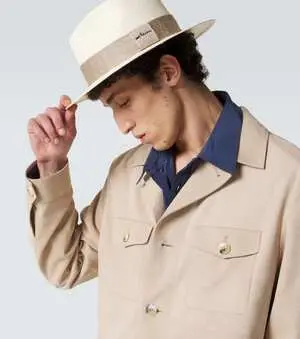 Kiton Straw Fedora