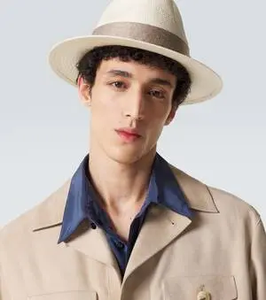 Kiton Straw Fedora