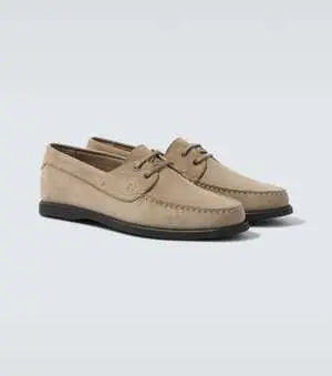 Brioni Leather Derby Shoes - Grey