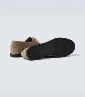 Brioni Leather Derby Shoes - Grey